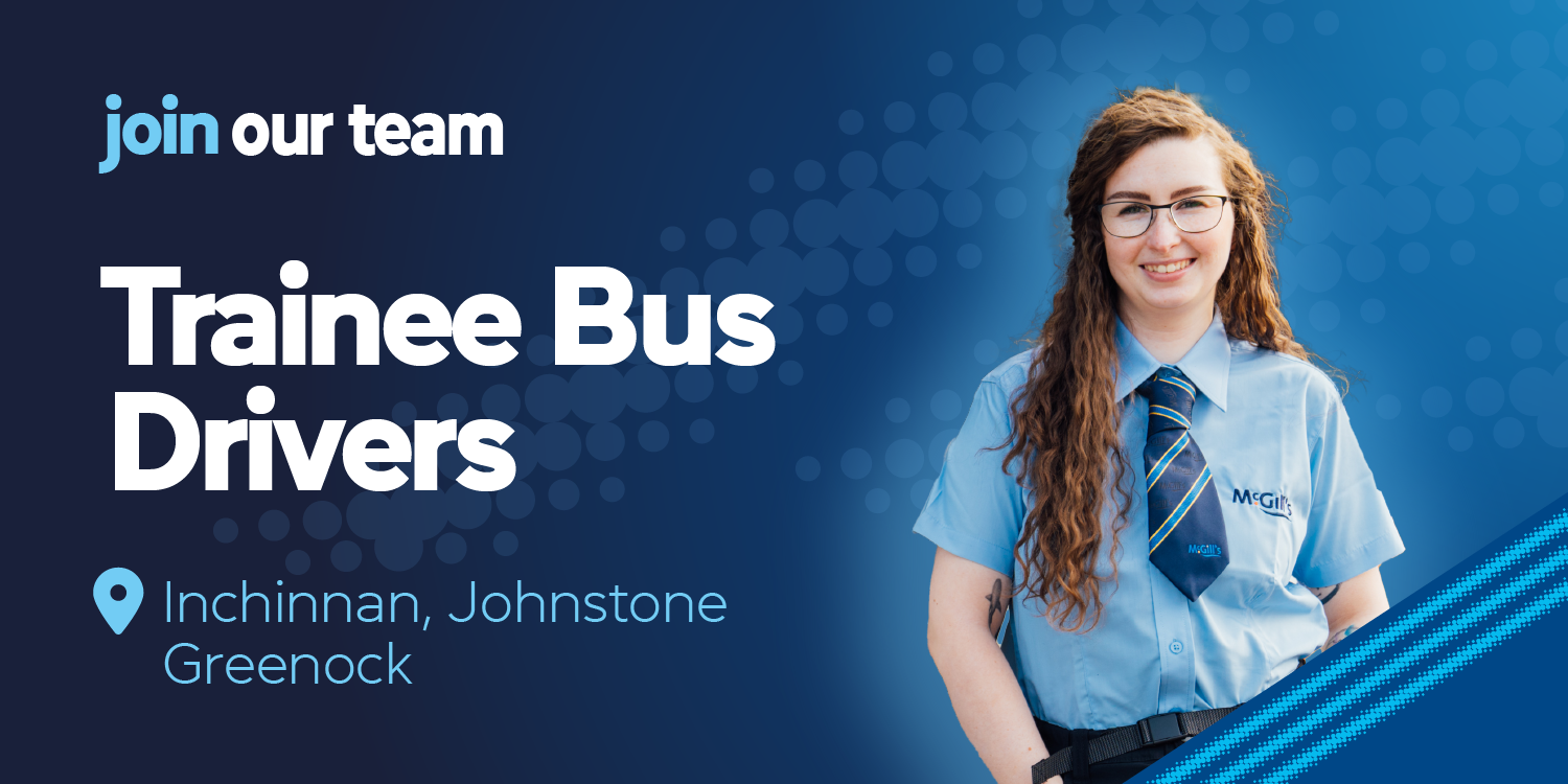 Trainee Bus Drivers - Earn While You Learn - McGill's Buses
