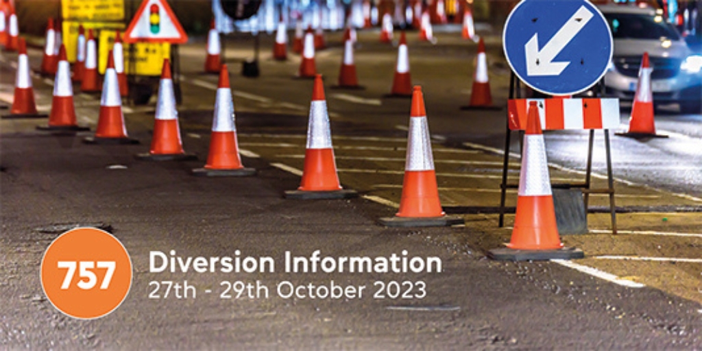 Erskine Bridge Weekend Closure - 757 Diversion - McGill's Buses