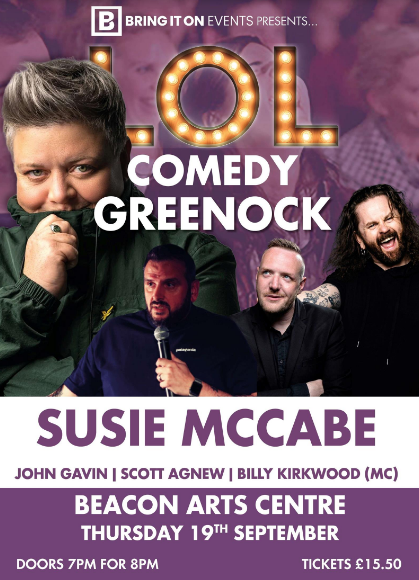 Bring It On Events presents...LOL Comedy with Susie McCabe - McGill's Buses